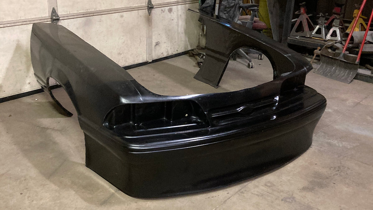 87-93 Mustang Front Clip Single Source Composites – Garage Built Racing