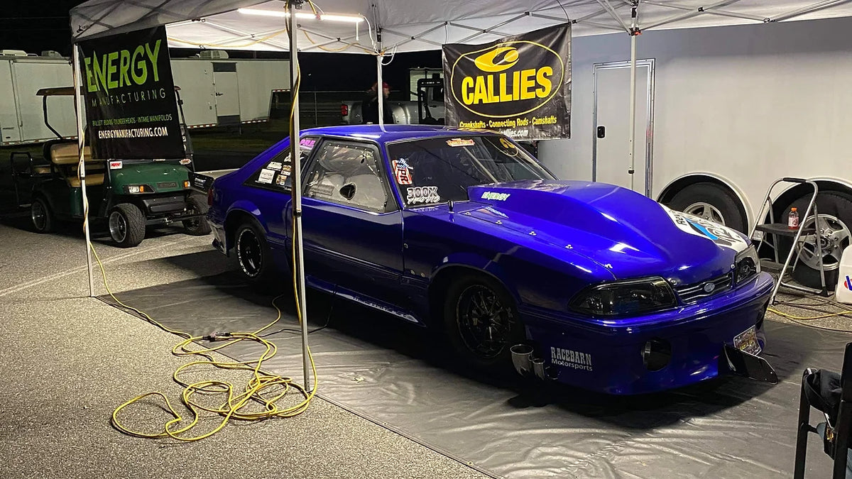 83-93 Mustang Single Source Composites Hood – Garage Built Racing