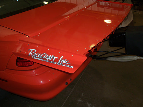 Racecraft Inc. 79-09 Mustang Drag Wing 17" Strut Style – Garage Built ...