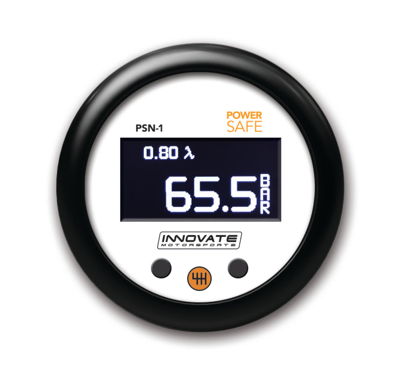 Innovate PSN-1 PowerSafe Nitrous Bottle Pressure / Wideband O2 Gauge ...