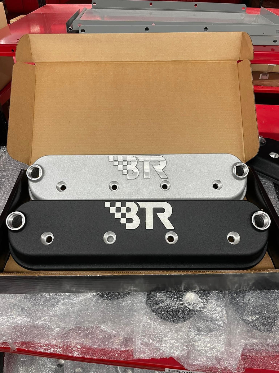 BTR valve covers WITH coil mounts – Garage Built Racing